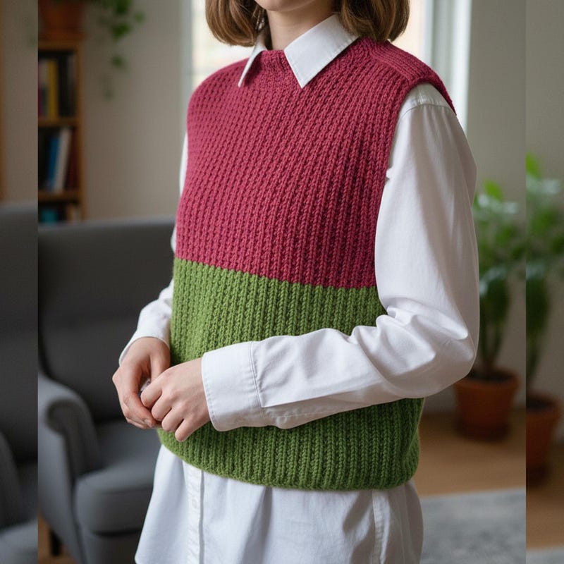 Quilted High Neck Vest - Etsy