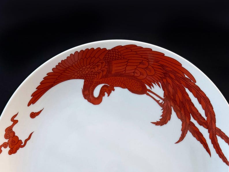 Midcentury Double Phoenix Porcelain Dinnerware Set - Vintage Modern ...