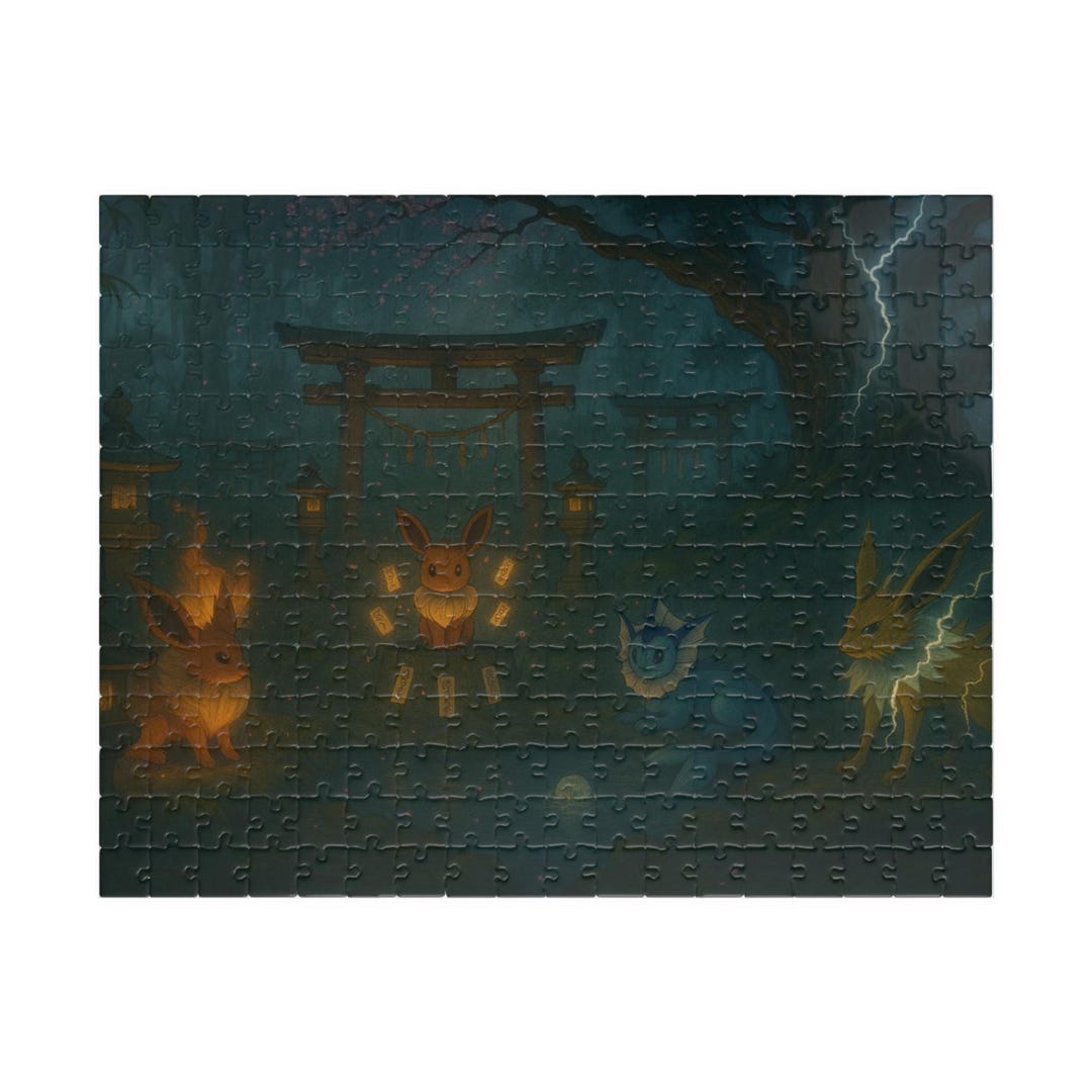 Mystical Eeveelution Puzzle, 252 to 520-piece Jigsaw, Home Decor Gift ...