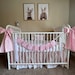Nursery Crib Bows for Baby, Crib Sashes, Crib Bedding Decor, Nursery ...