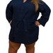 Plus Size Waffle Weave Cotton Robe for Ladies, Large Size Spa Robe ...