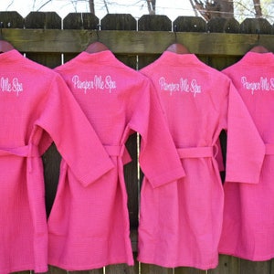 Spa Party, Girls Spa Party Robe, Girls Birthday Party Robe, Monogrammed ...