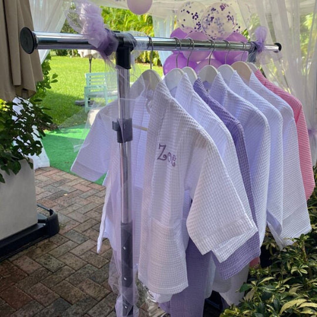 Spa Party, Girls Spa Party Robe, Girls Birthday Party Robe, Monogrammed ...