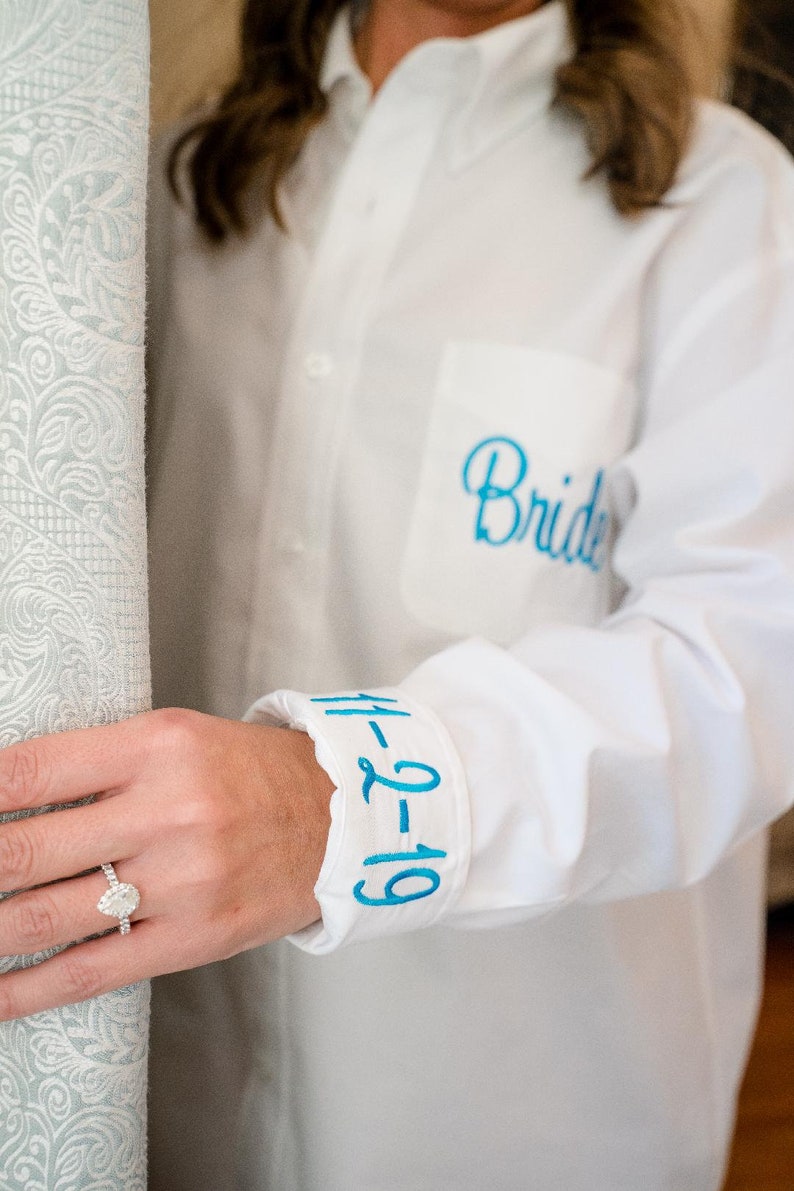 Monogrammed Cuffs Add on With Shirt - Etsy
