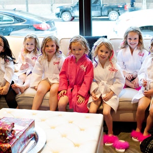 Spa Party Girls Spa Party Robe Girls Birthday Party Robe - Etsy