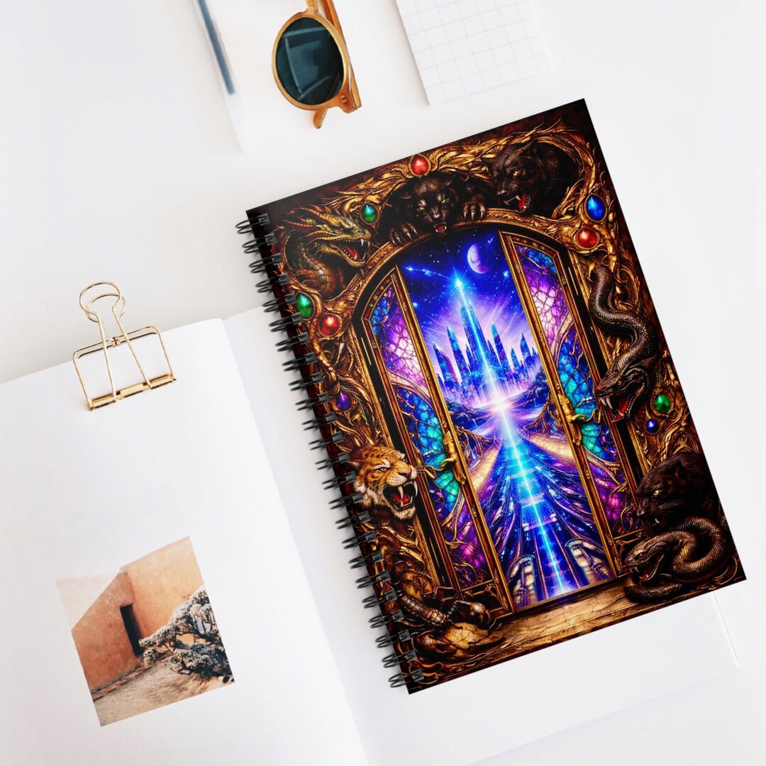 Magical Door Spiral Notebook | Fantasy World Journal - Etsy