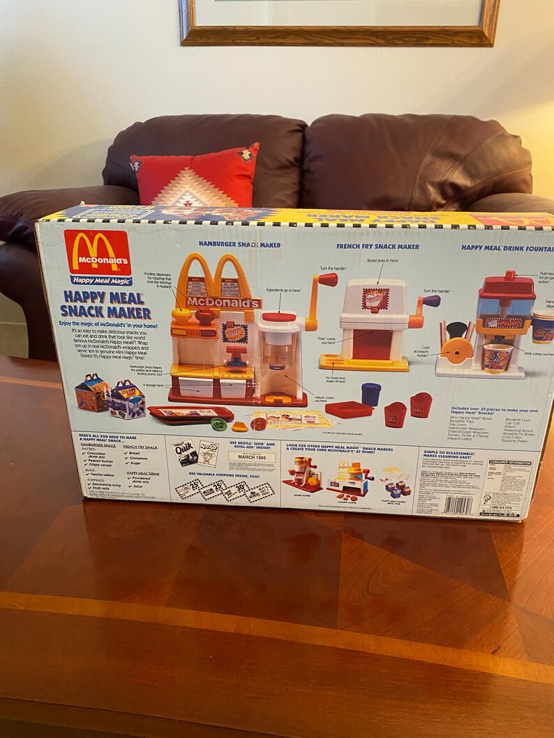 Vintage 1993 Mcdonald's Happy Meal Magic Snack Maker, NEW and SEALED - Etsy