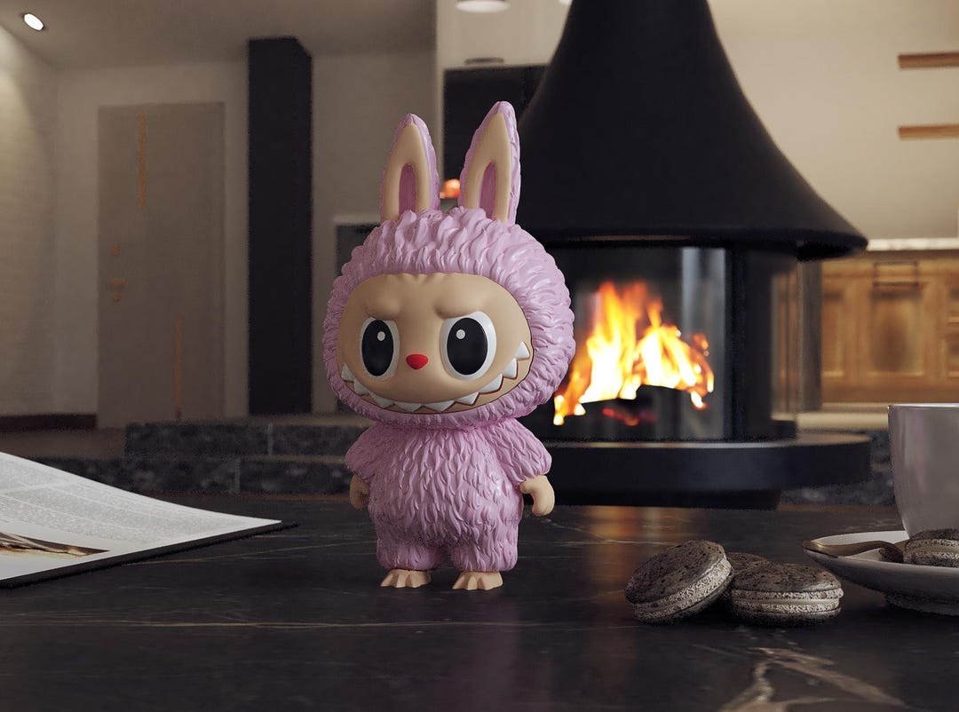 Cute Labubu 3D STL Files, Labubu 3D Printable Modelstl, 3mf ,3D ...