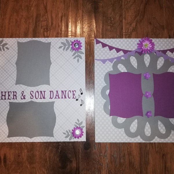 12x12 Premade Wedding Scrapbook Pages - Etsy