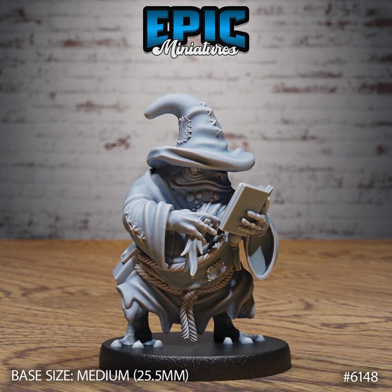 Toad Folk | 8 Minis | Swamp Adventures | Epic Miniatures | Resin ...