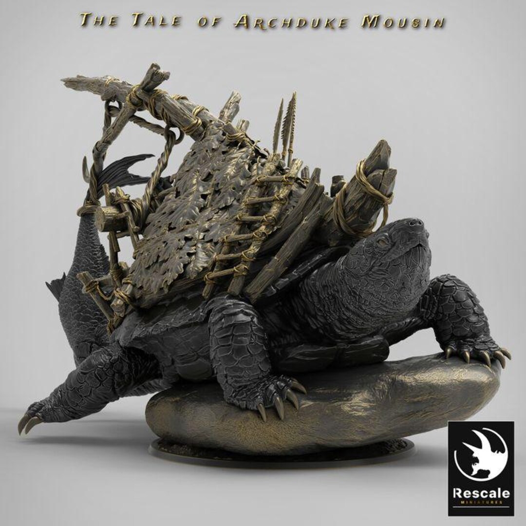 Turtle With Mice | Rescale Miniatures | the Tale of Archduke Mousin ...