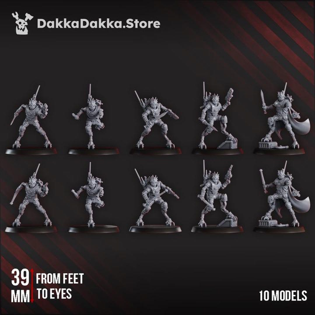 Persecutors Contrakeens Squad (x10) | Dakkadakka | Resin | Fantasy ...
