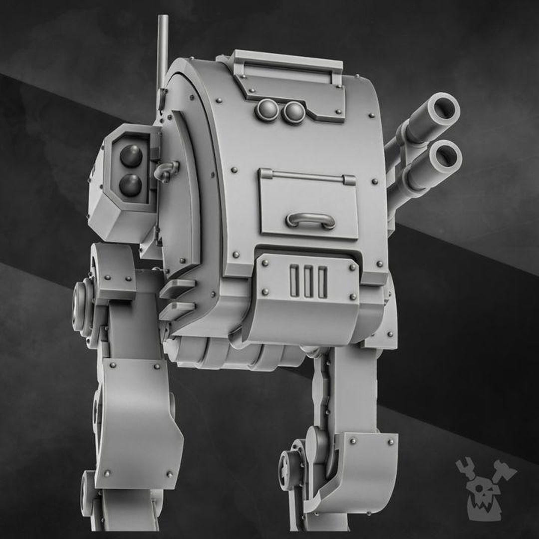 The Ork Slayers Stomper Mech | Dakkadakka | Resin | Fantasy | RPG ...