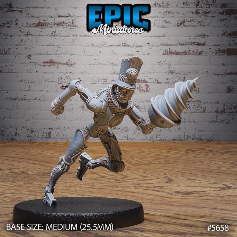 Automaton Guard | 3 Minis | Mechanus Clockwork | Epic Miniatures ...