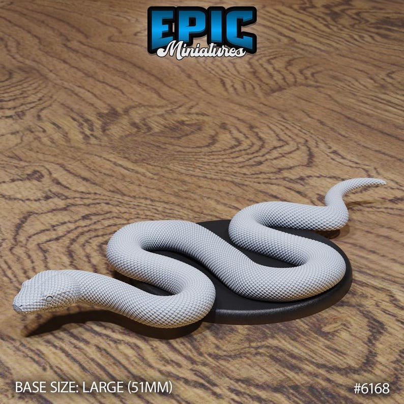 Boa Constrictor | 2 Minis | Swamp Adventures | Epic Miniatures | Resin ...