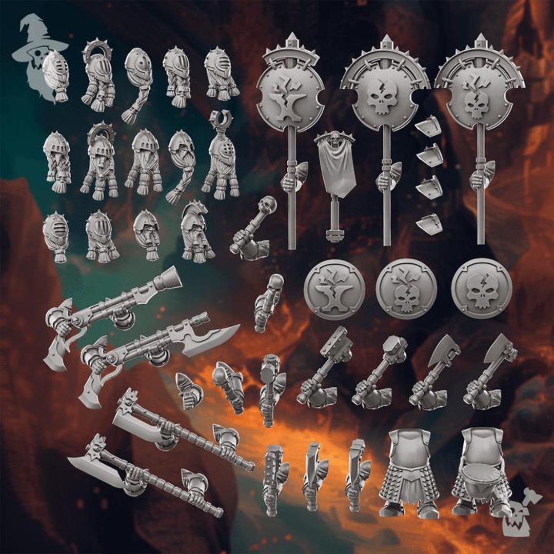 Voidland Dwarf Build-kit | Dakkadakka | Resin | Fantasy | Rpg ...