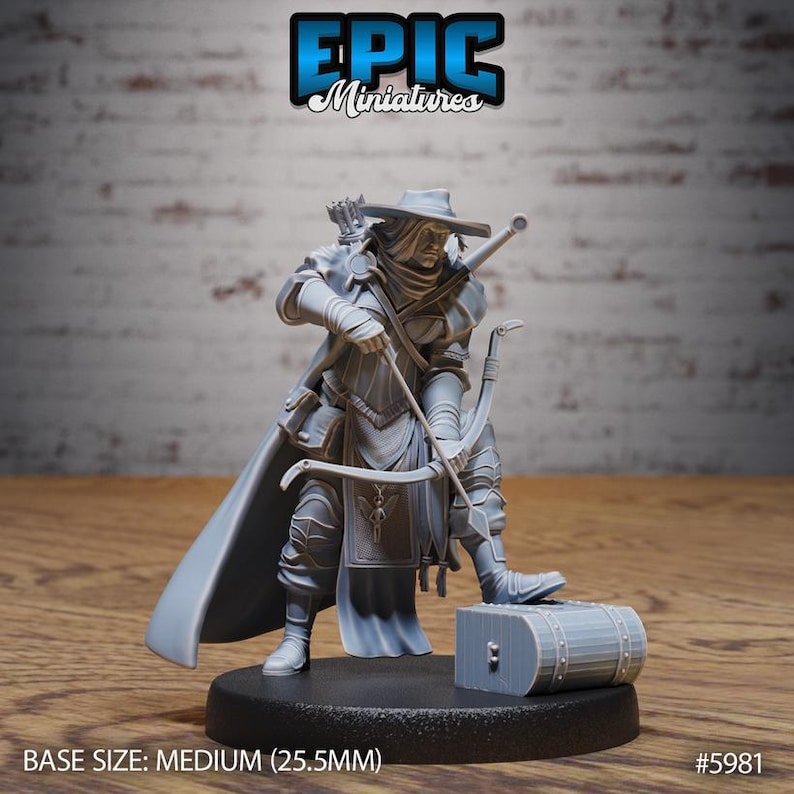 Half-orc Female Adventurer | 3 Minis | Snow Orcs | Epic Miniatures ...