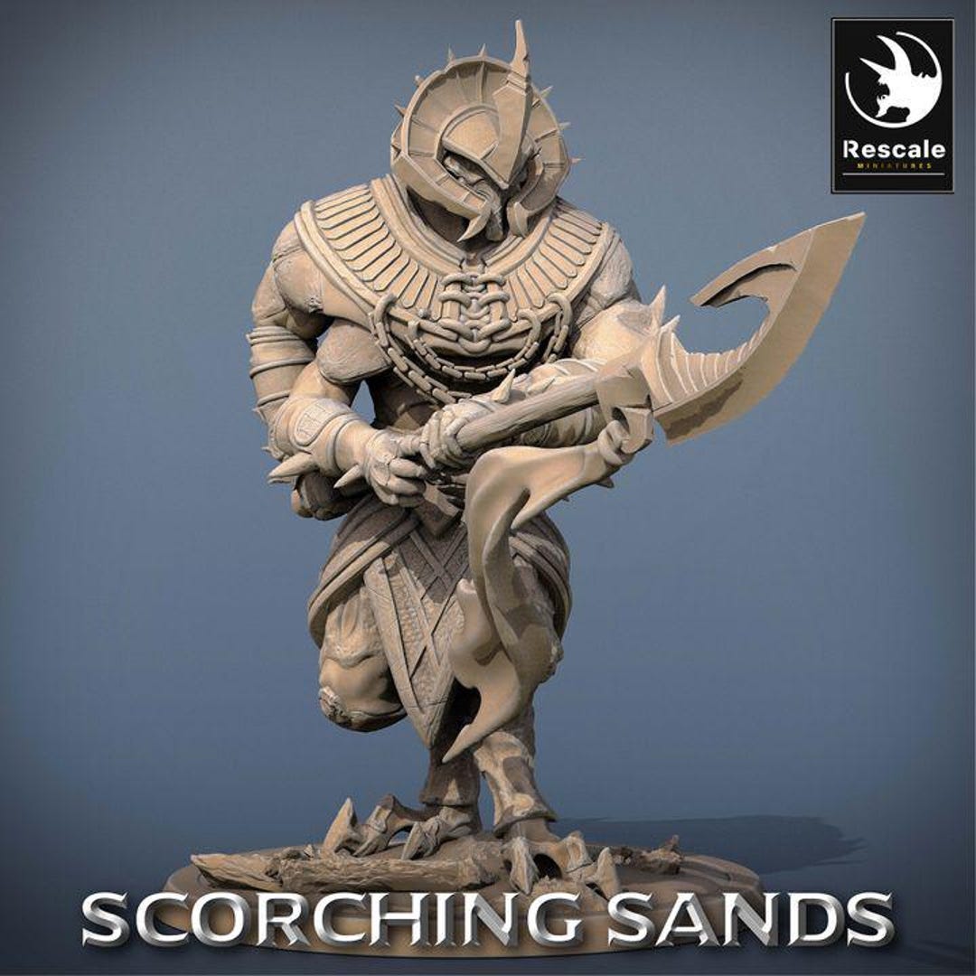 Locust Spear Attack | Rescale Miniatures | Scorching Sands | Resin ...