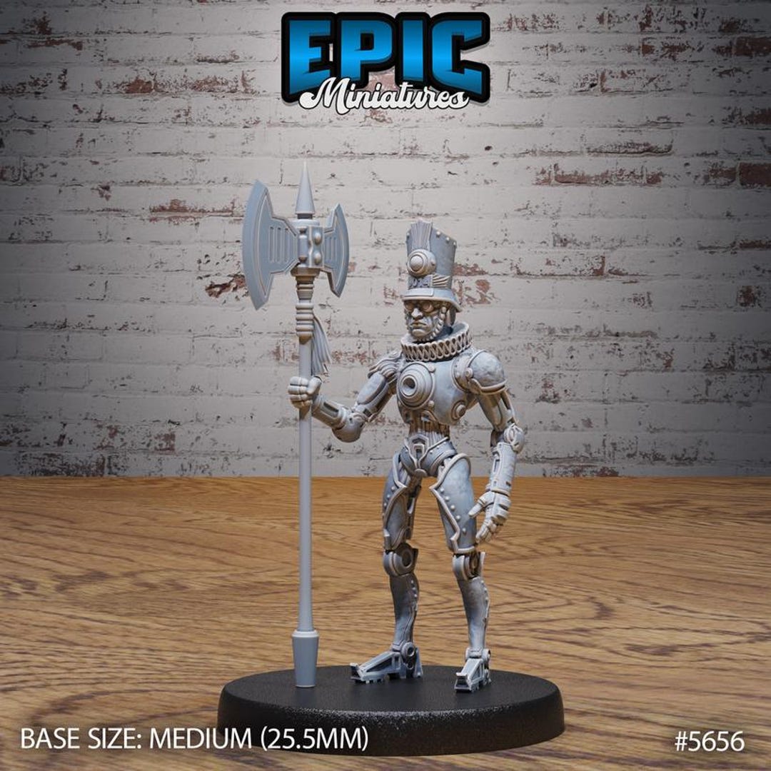 Automaton Guard | 3 Minis | Mechanus Clockwork | Epic Miniatures ...
