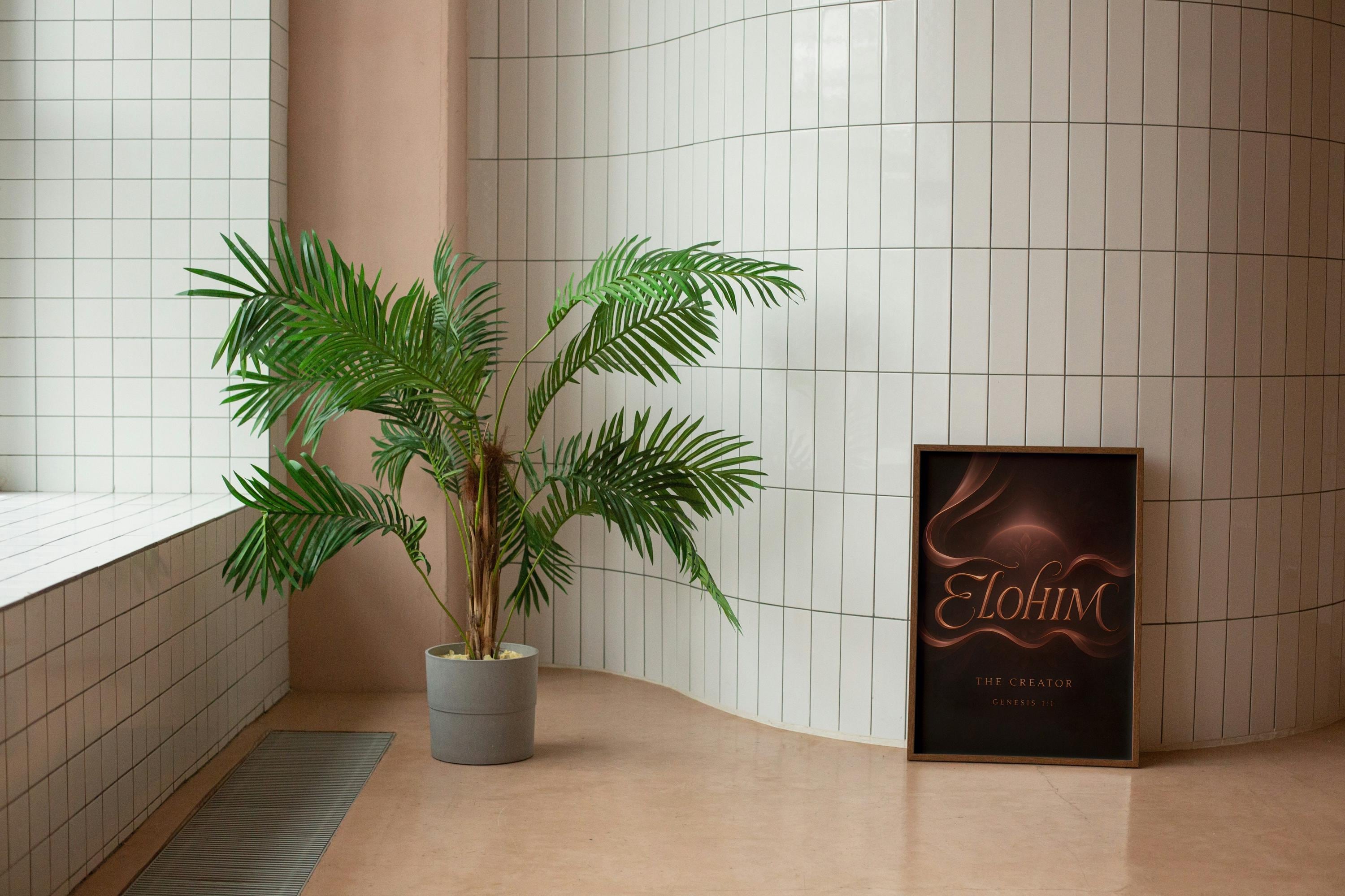ELOHIM the Creator Print | Luxury Christian Wall Art (digital Download ...