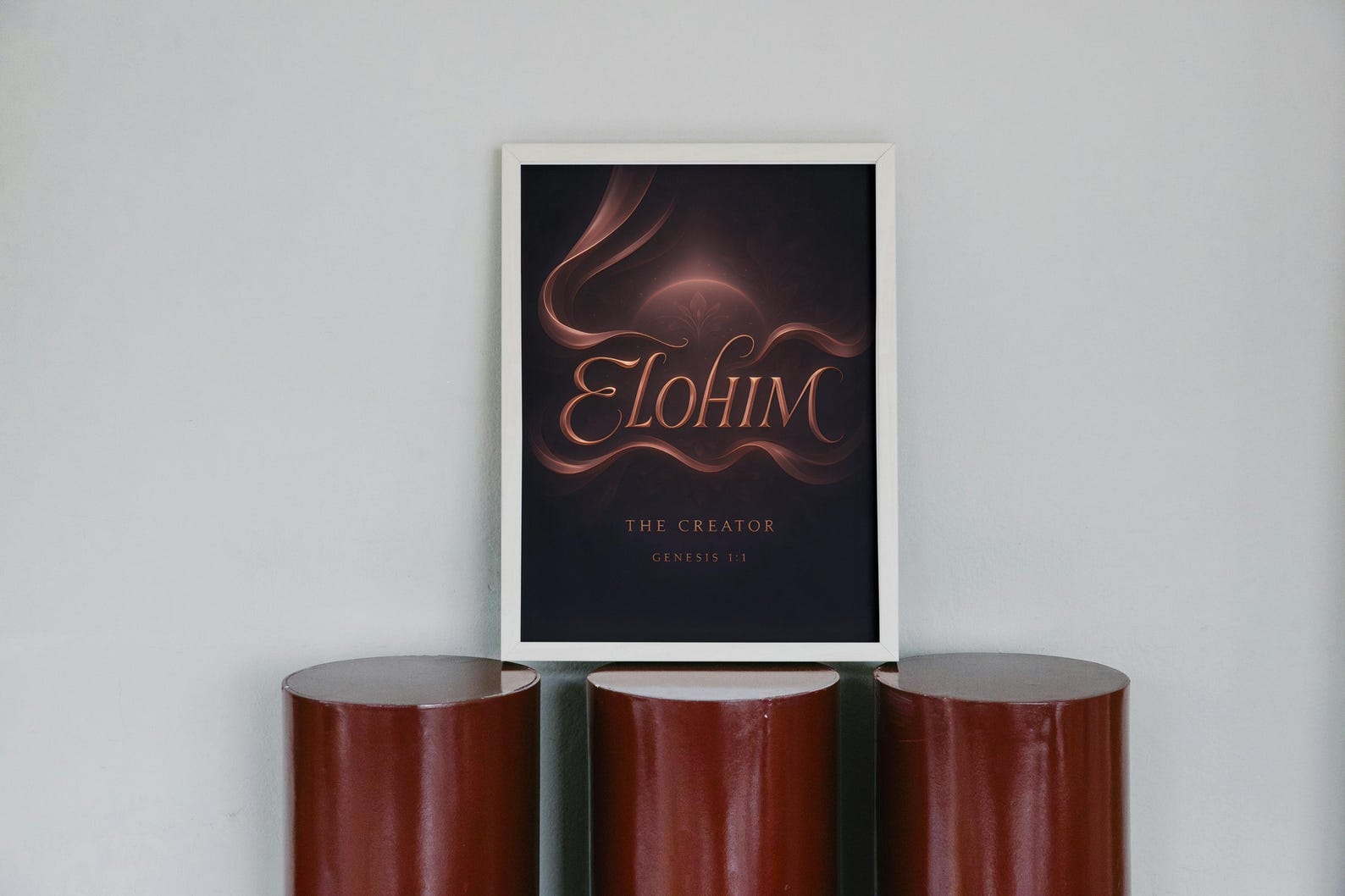 ELOHIM the Creator Print | Luxury Christian Wall Art (digital Download ...