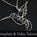 Wire Wrapped Hummingbird Pendant Template Pattern : Downloadable File ...