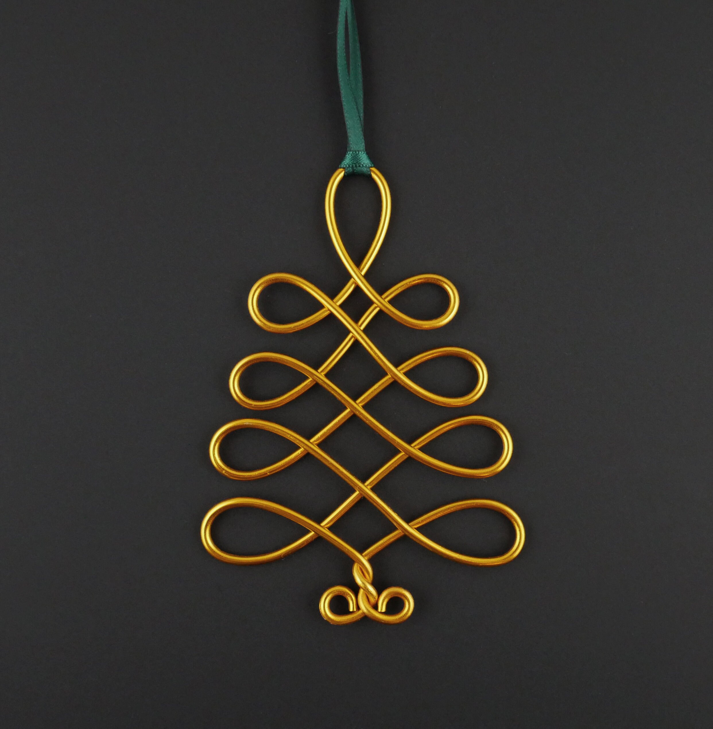 Celtic Christmas Tree Ornament - Handcrafted Holiday Gift - Cute Wire ...