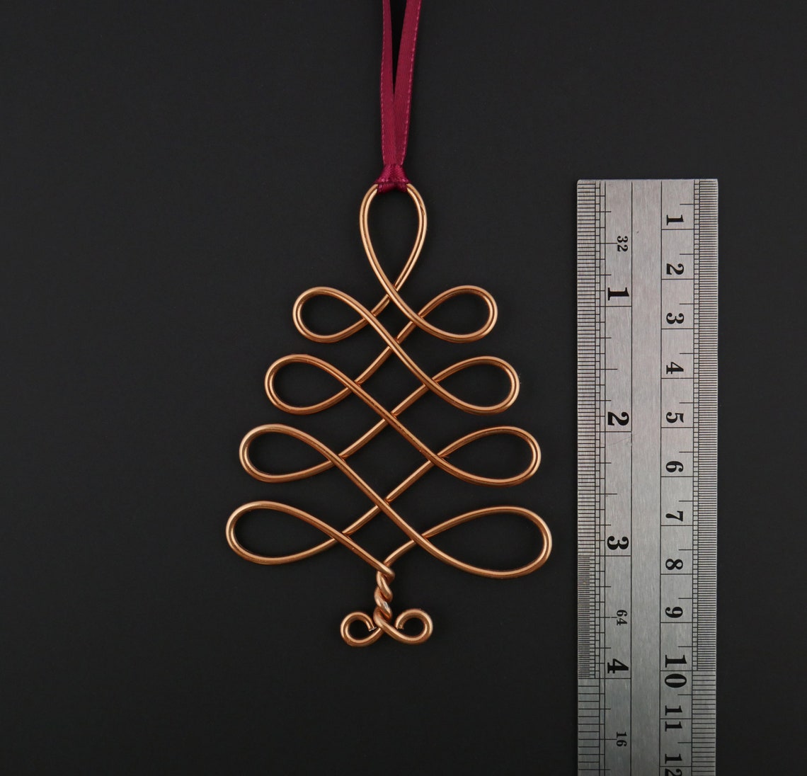 Celtic Christmas Tree Ornament - Handcrafted Holiday Gift - Cute Wire ...