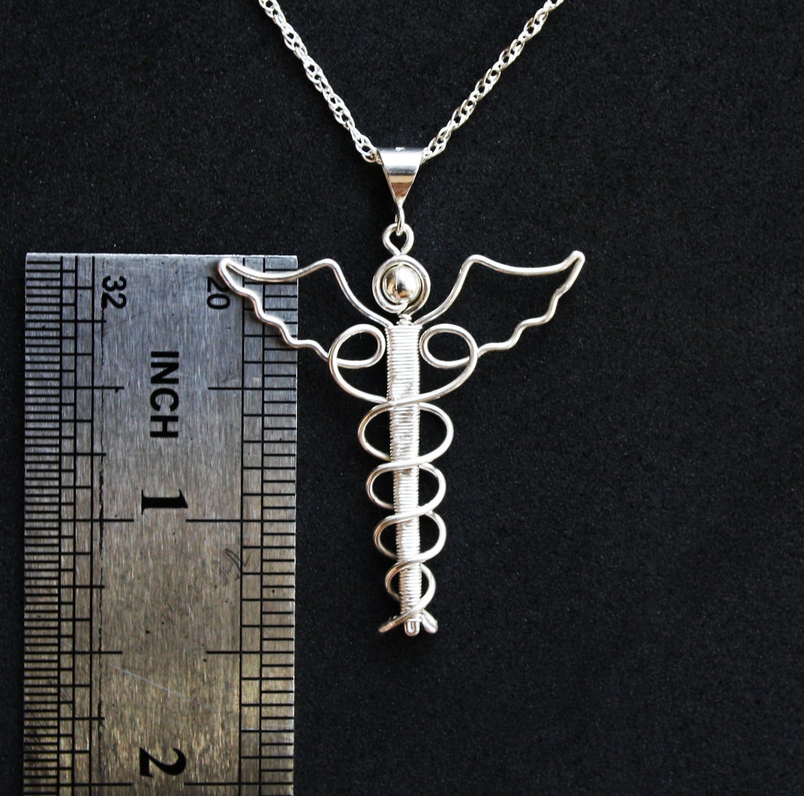 Wire Wrapped Caduceus Template : Downloadable File With Video Tutorial ...