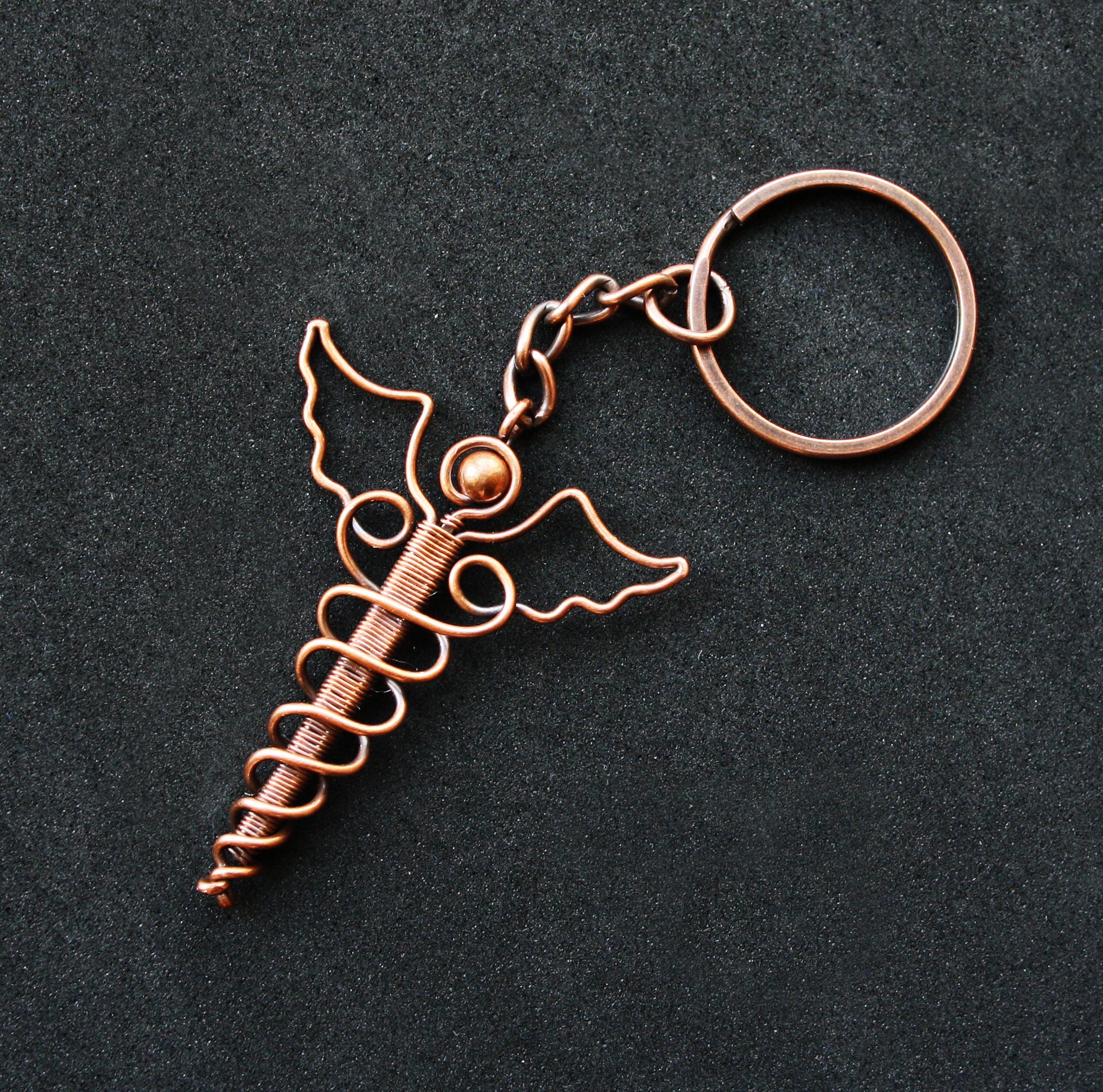 Wire Wrapped Caduceus Template : Downloadable File With Video Tutorial | Intermediate Wire ...
