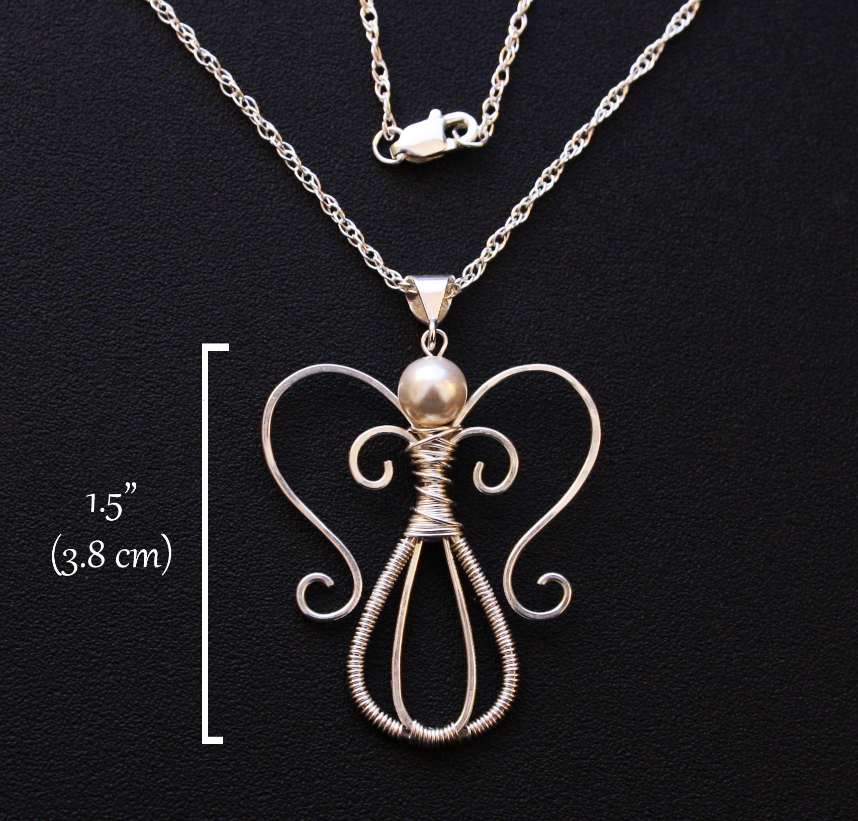 Angel Pendant Necklace Template Pattern : Downloadable File With Free ...