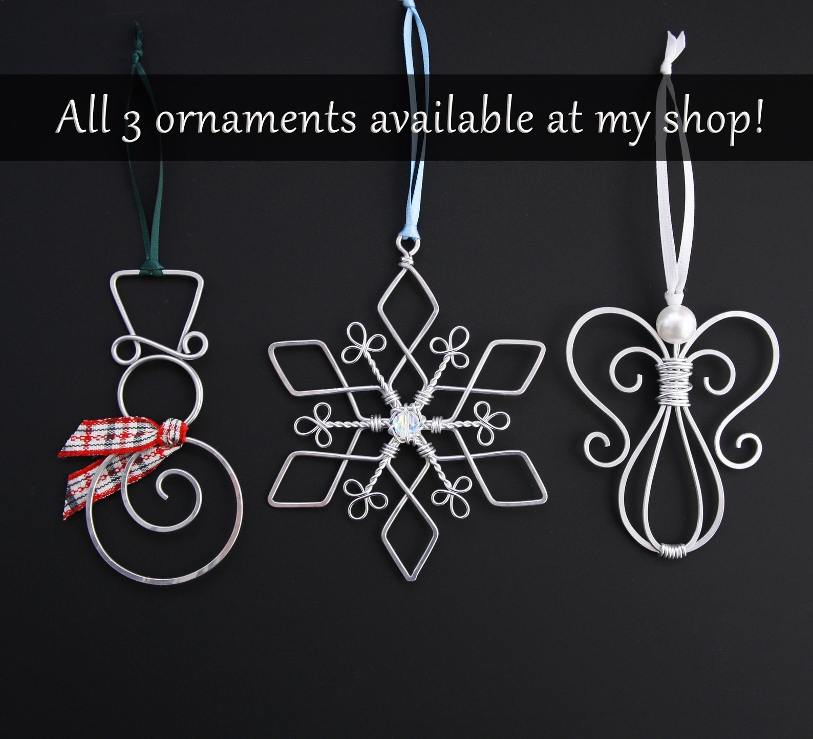 Wire Wrapped Snowman Christmas Tree Ornament Template Pattern ...
