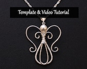 Angel Pendant Necklace Template Pattern : Downloadable File - Etsy UK