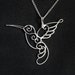 Wire Wrapped Hummingbird Pendant Template Pattern : Downloadable File ...