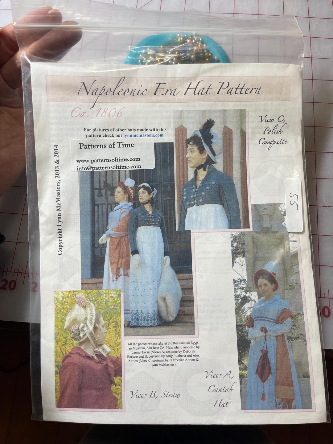 Napoleonic Era Hat Pattern Ca. 1806 /free Shipping - Etsy