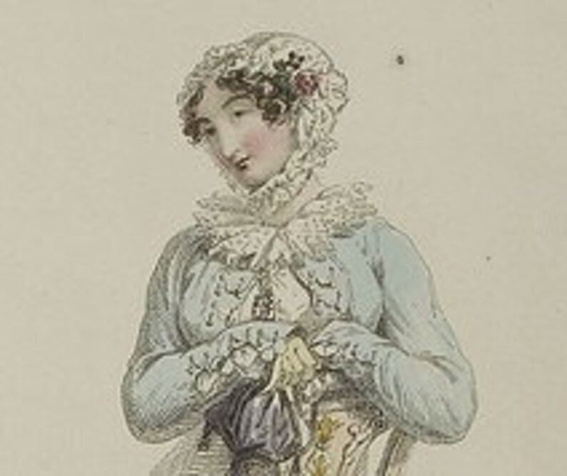 Embroidered Neck Ruff / Regency Era Reenactors / 1800s-1820s - Etsy