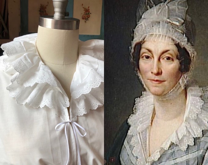 Layered Ruffle Regency Chemisette - Etsy