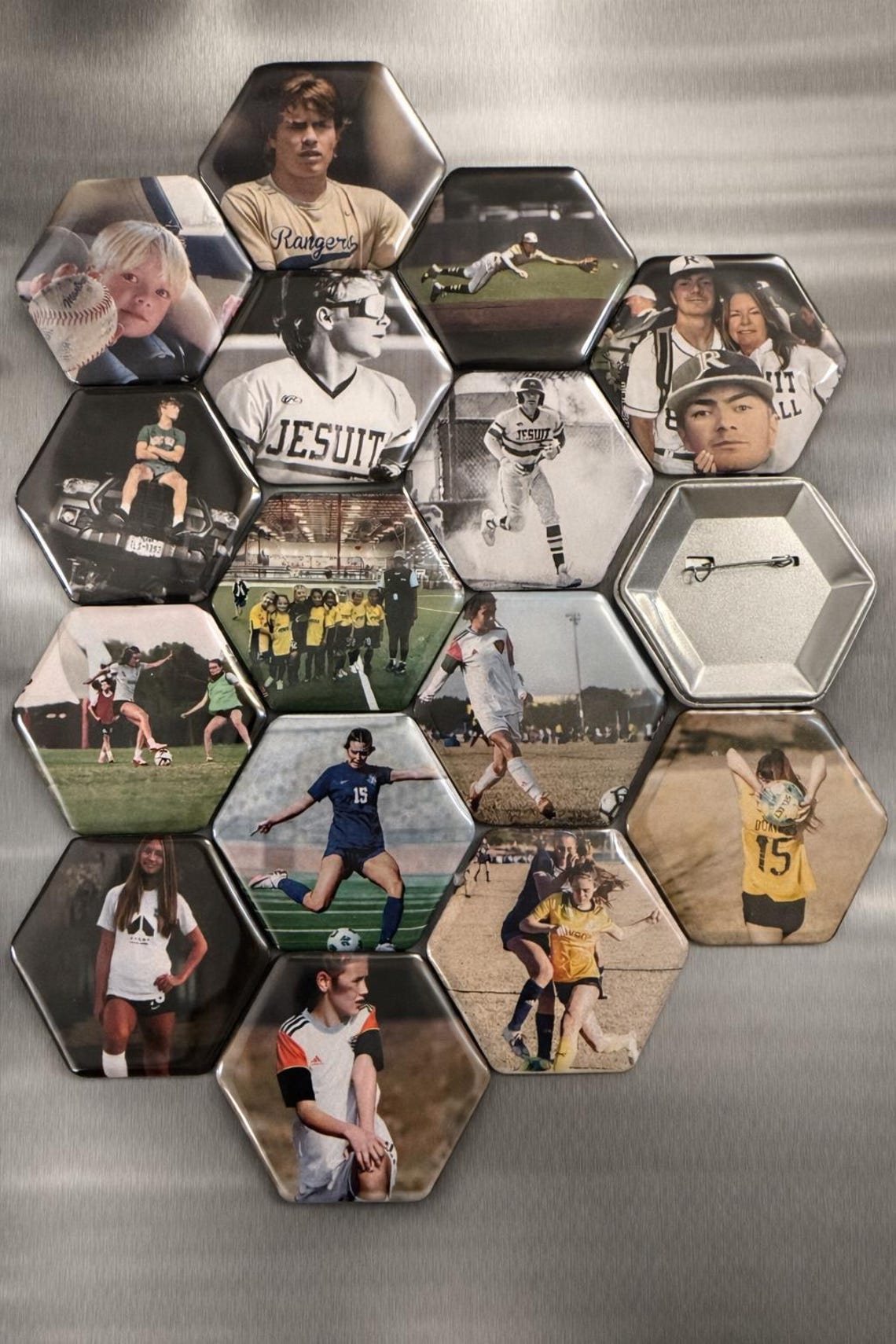Custom Hexagon Photo Magnets | Personalized Picture Magnets Decor 2.25 ...