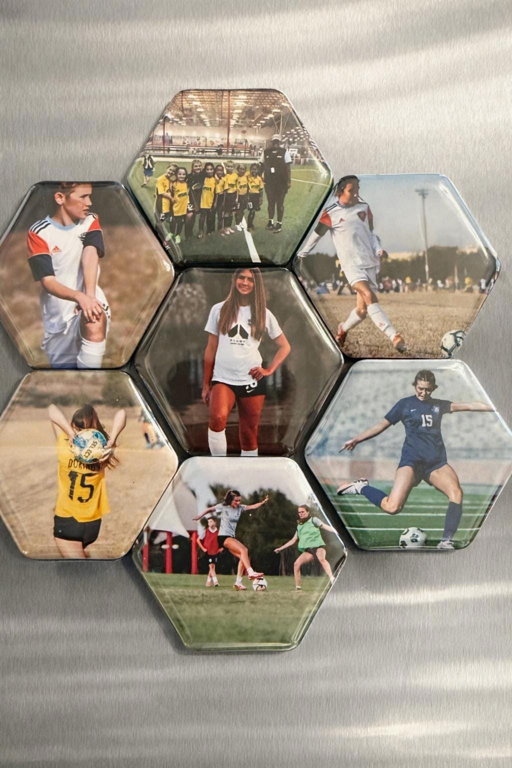Custom Hexagon Photo Magnets | Personalized Picture Magnets Decor 2.25 ...