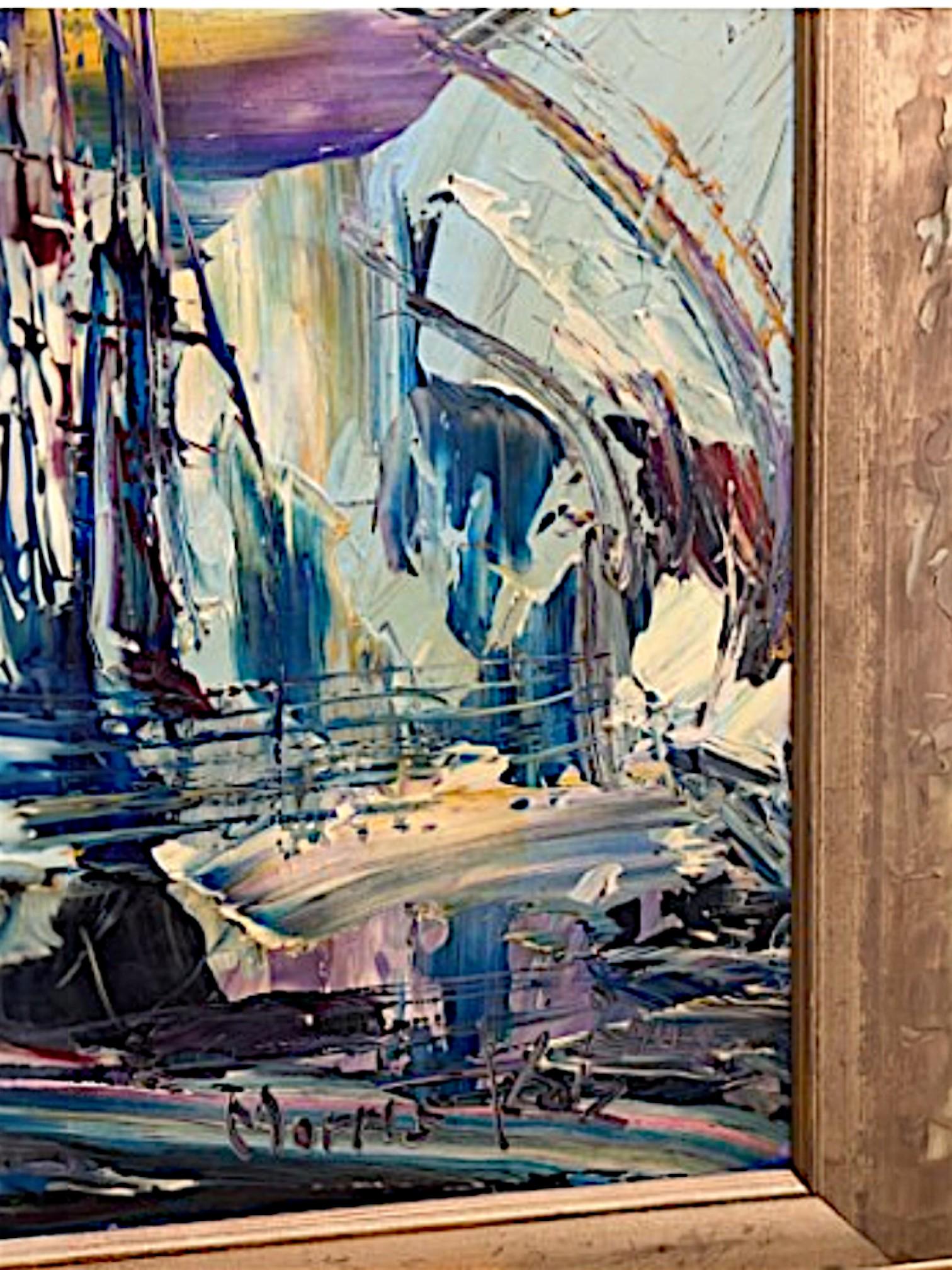 Original Morris Katz Oil Painting on Board - Etsy