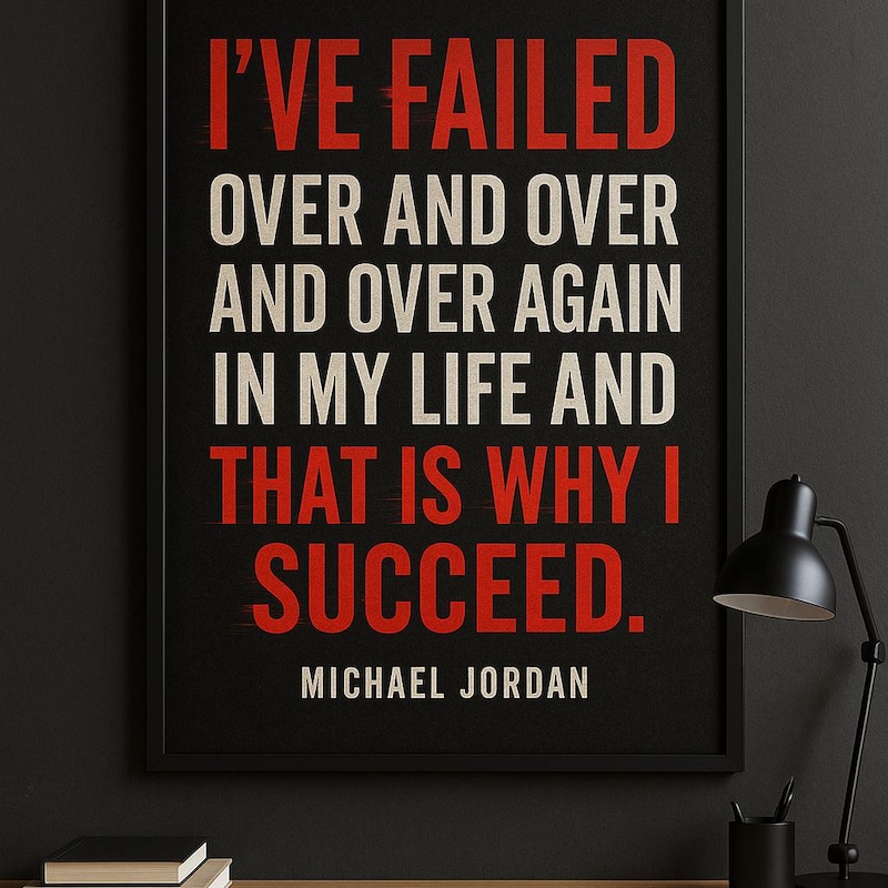 Michael Jordan Quote - Etsy