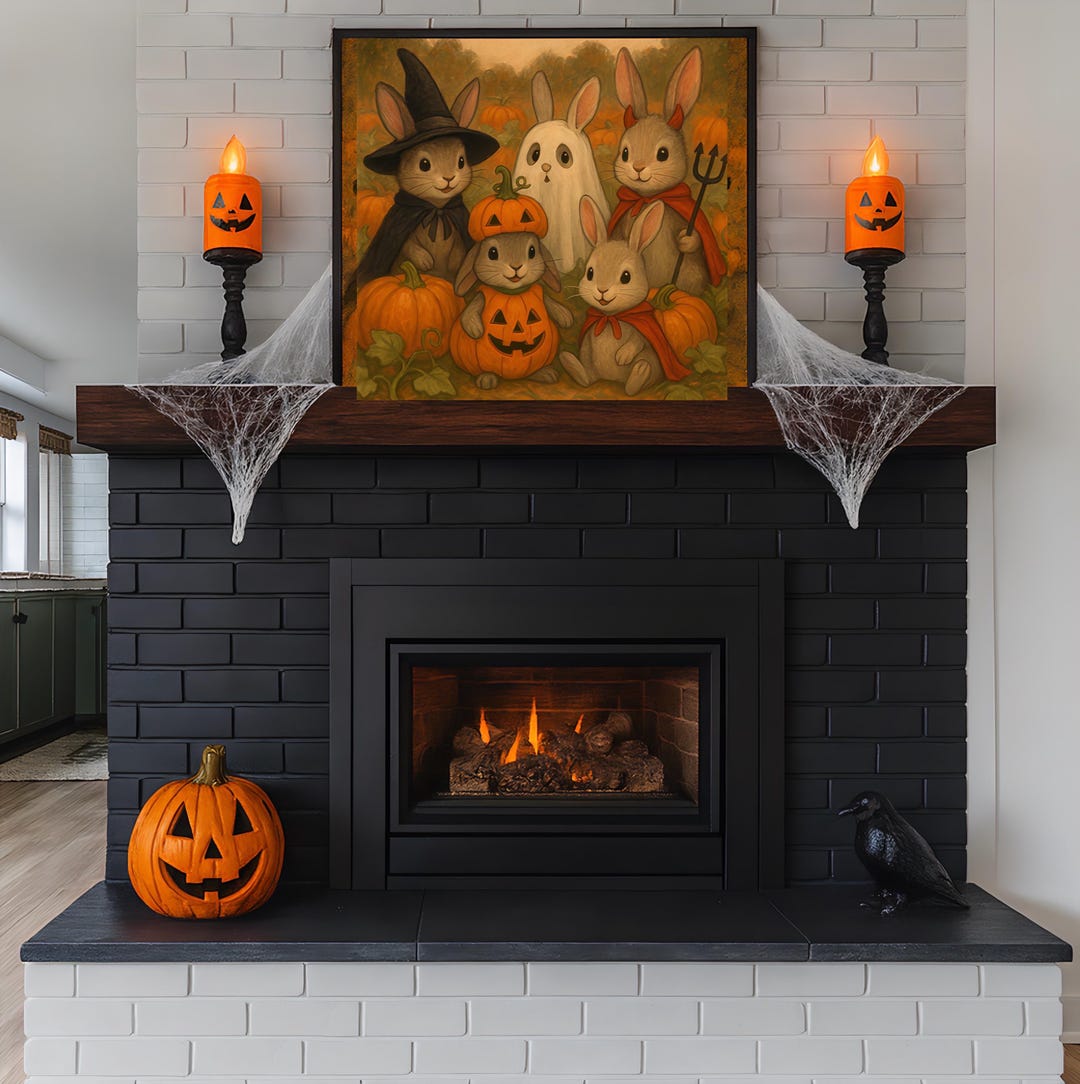 Halloween Rabbits 1 - Etsy