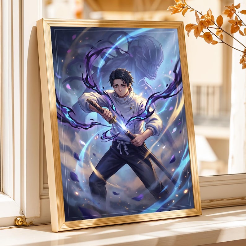 Yuta Okkotsu Poster: Jujutsu Kaisen, Rika Spirit, Cursed Energy Art - Etsy