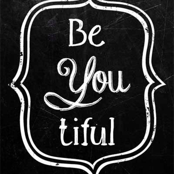 Be You Tiful Sign - Etsy