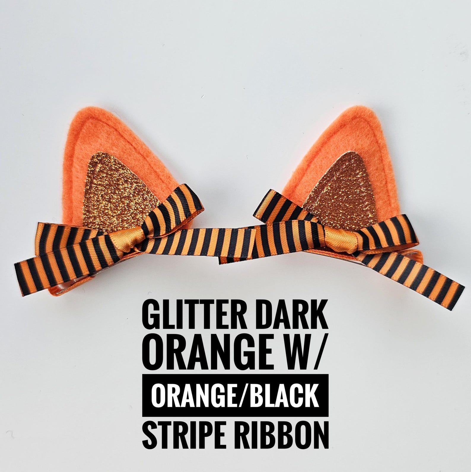 Orange Cat Ears or Dog Ears Halloween Costumes Dress up Customizable ...