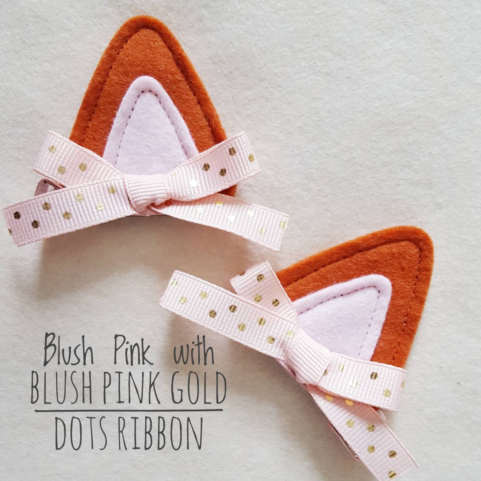 Fox Costume Fox Ears Hair Clips for Fox Halloween Costumes - Etsy