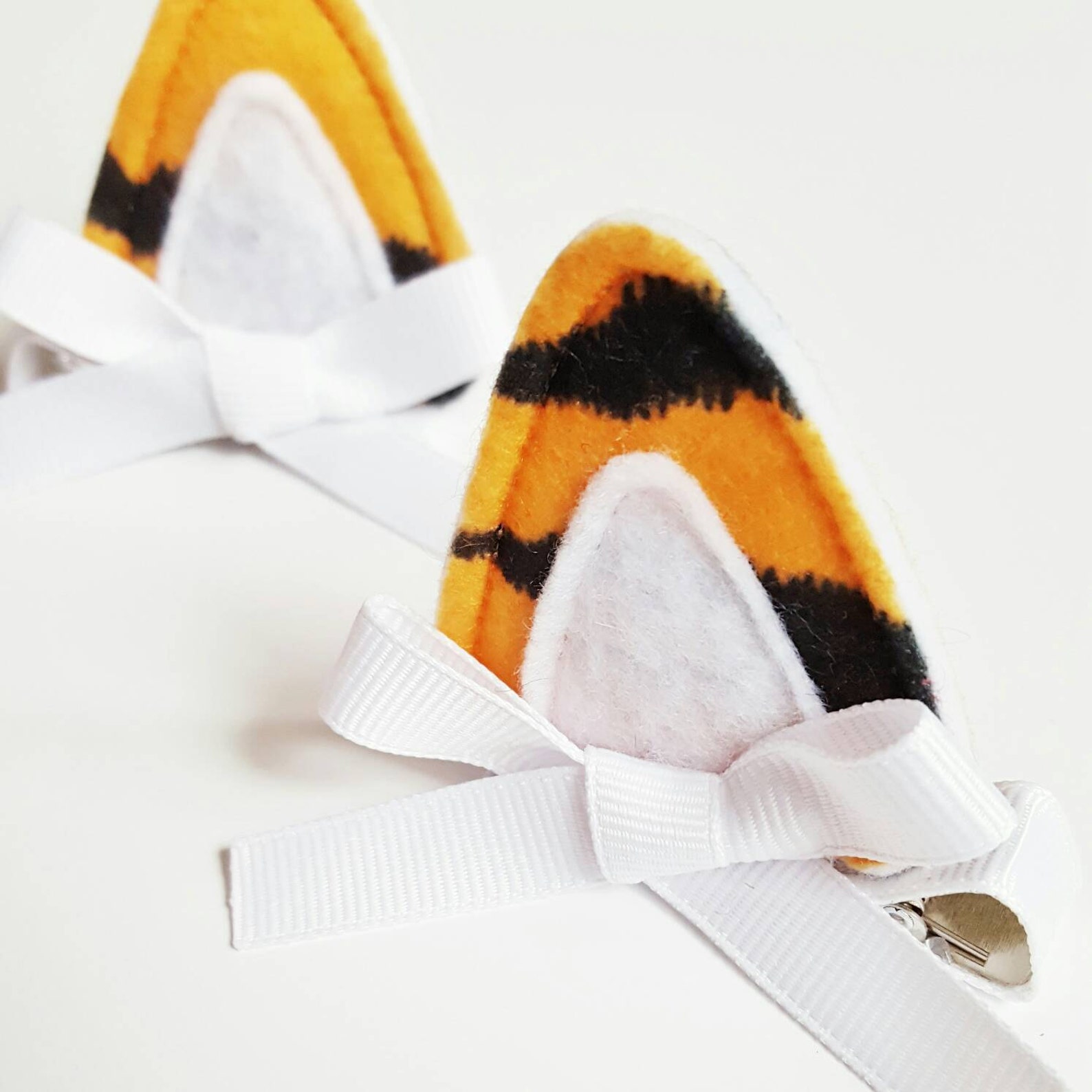 Tiger Costume Tiger Ears Hair Clips for Tiger Halloween | Etsy