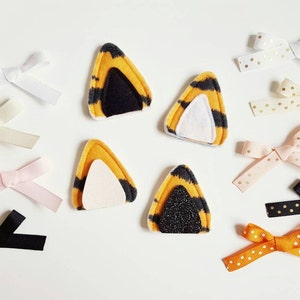 Tiger Costume Tiger Ears Hair Clips for Tiger Halloween - Etsy