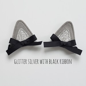 Wolf Costume Gray Wolf Ears Hair Clips for Wolf Gray Cat or Husky Dog ...