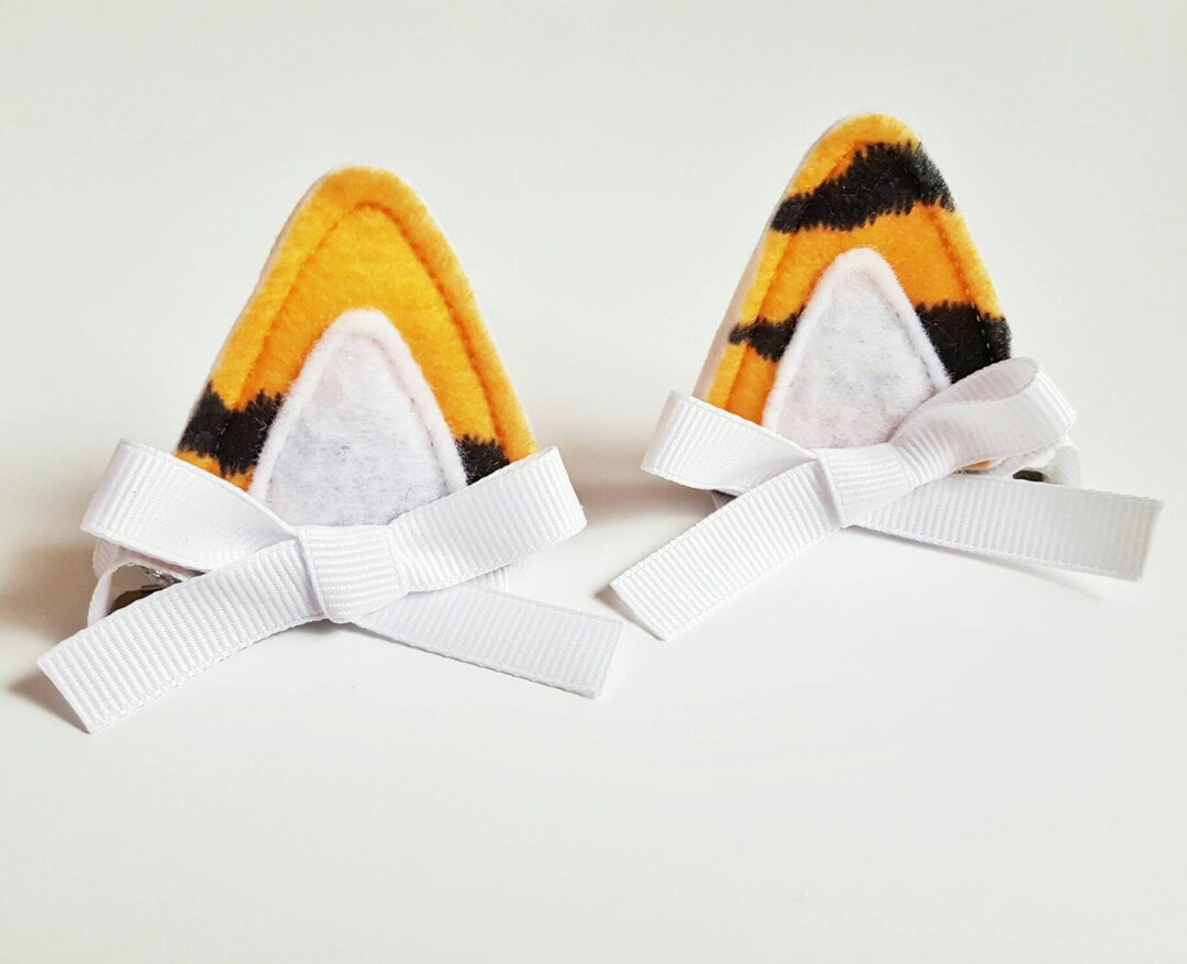 Tiger Costume Tiger Ears Hair Clips for Tiger Halloween Costumes Dress ...